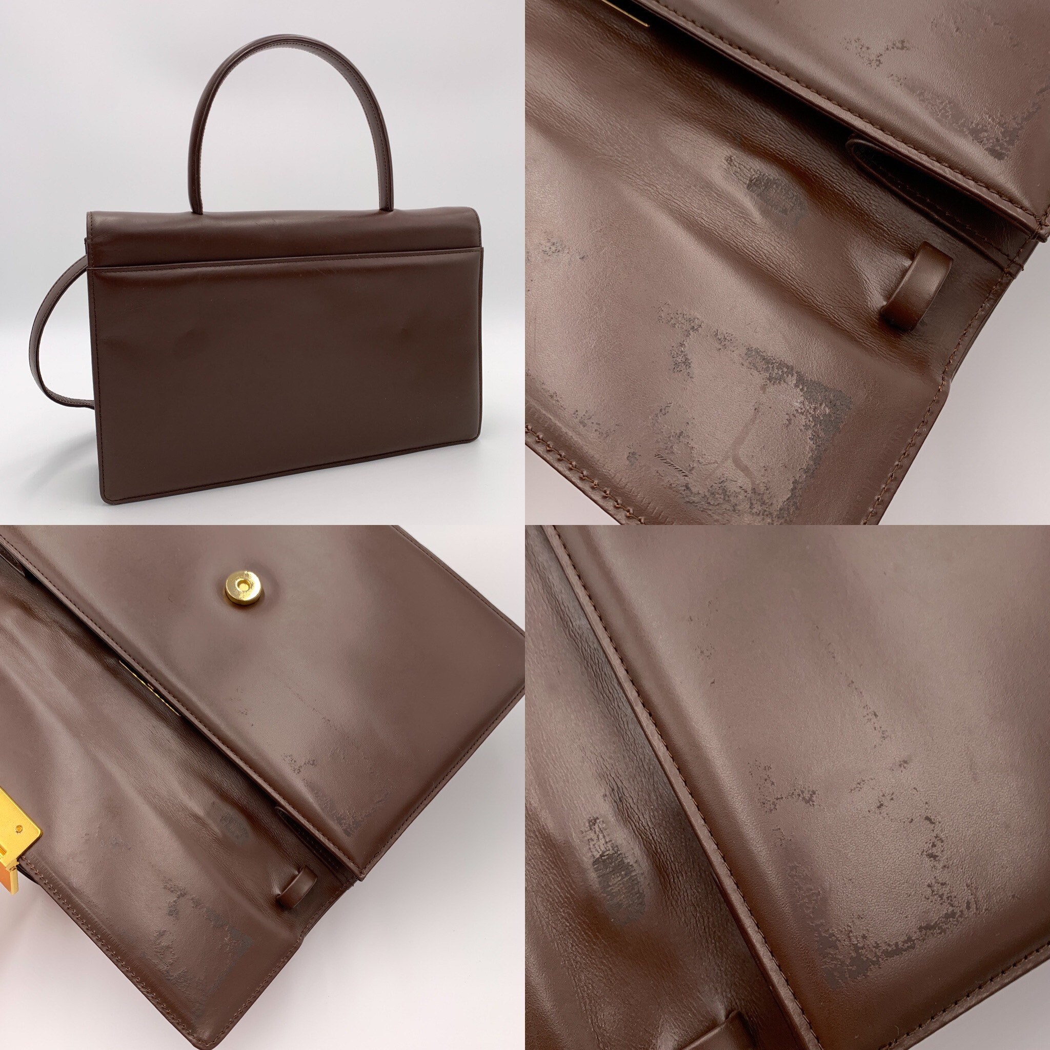 GIVENCHY Authentic Vintage 4G Logo Top Handle Bag With Strap - Etsy