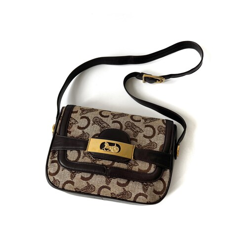 Authentic CELINE Vintage C Logo Shoulder Bag - Etsy