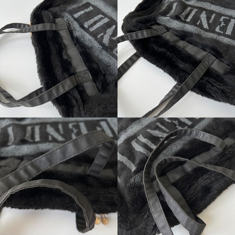 FENDI Authentic Vintage Faux Fur Steamer Bag - Etsy