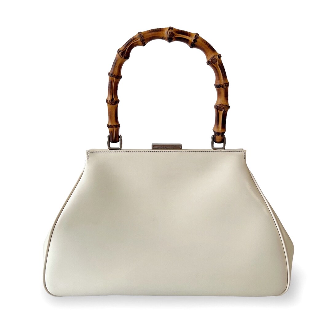 GUCCI Authentic Vintage Bamboo Top Handle Bag - Etsy