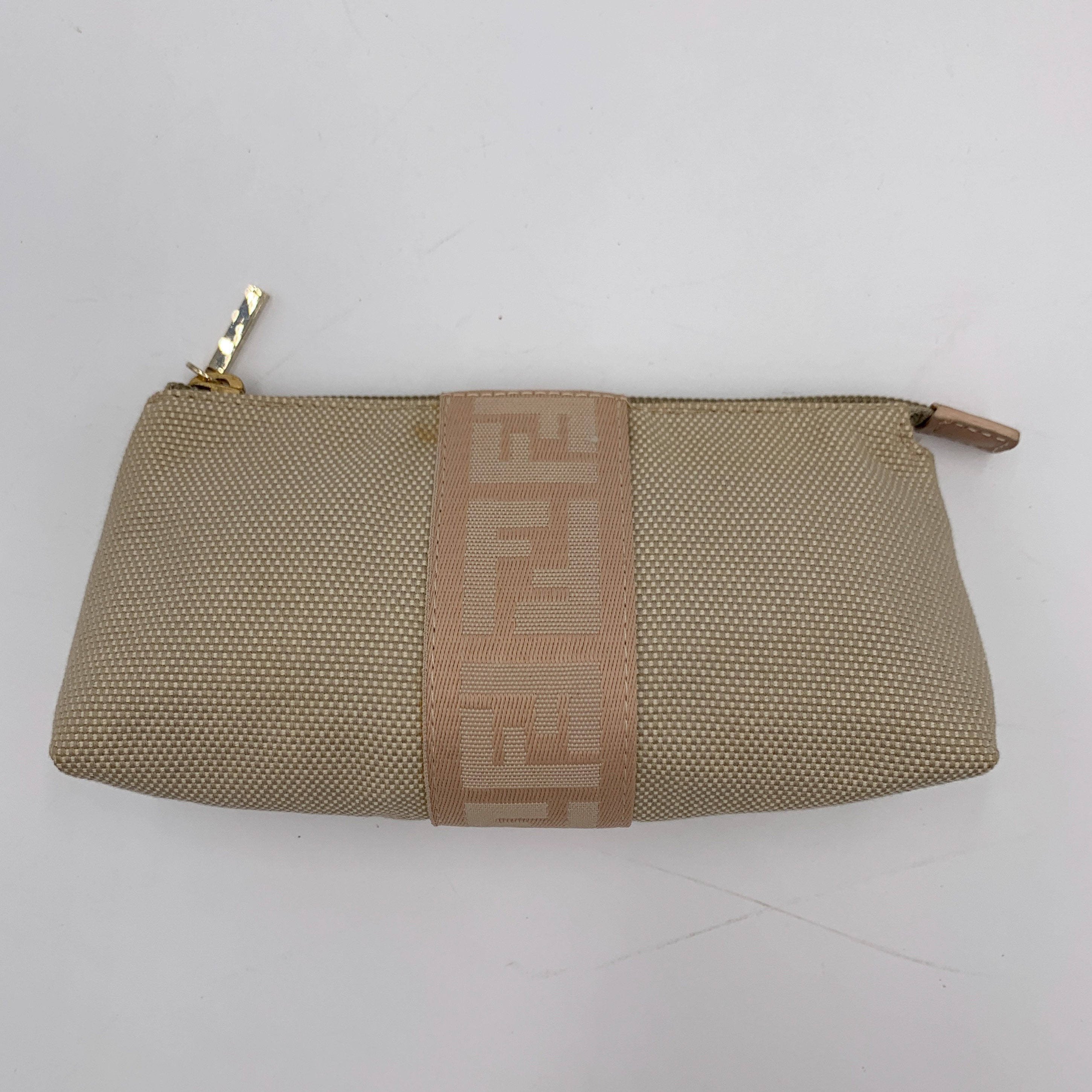 Authentic FENDI Vintage Canvas Pouch - Etsy