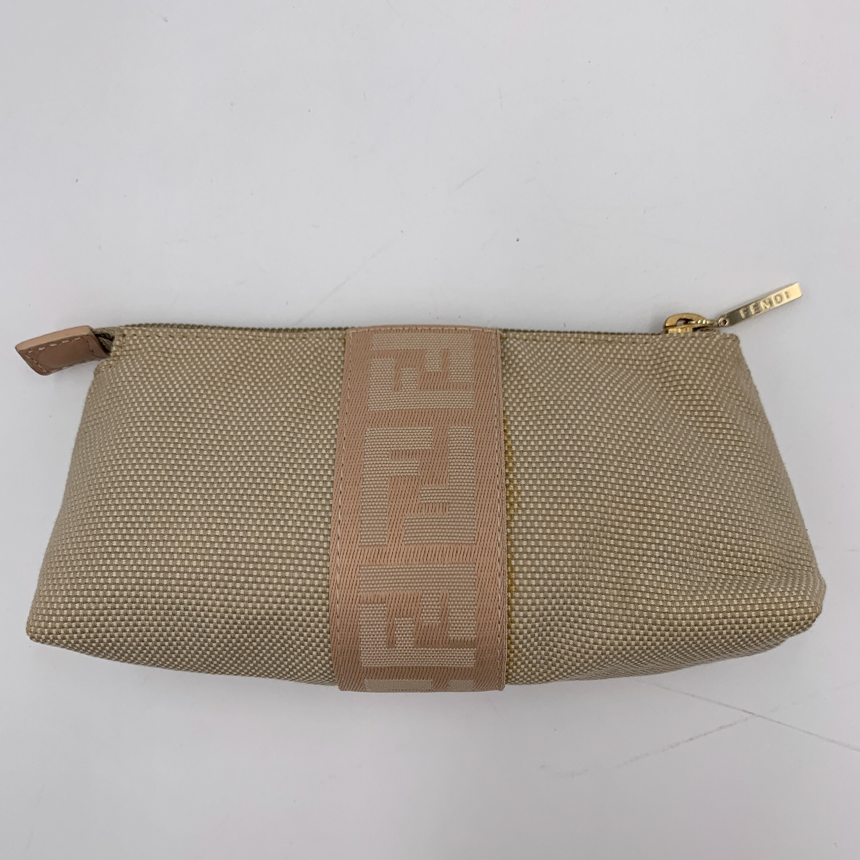 Authentic FENDI Vintage Canvas Pouch - Etsy