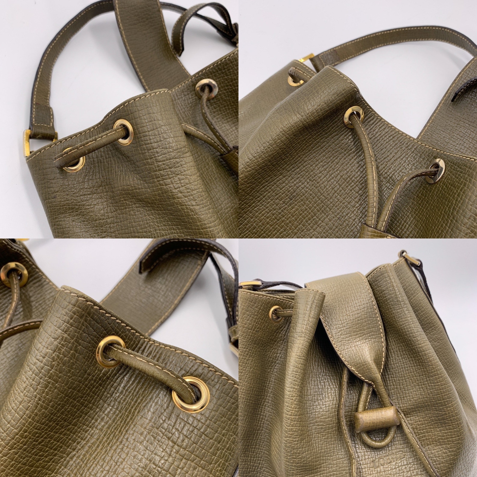 Authentic LOEWE Vintage Twist Logo Drawstring Bucket Bag | Etsy