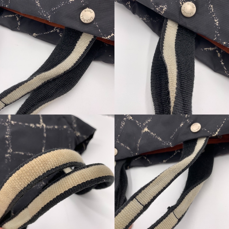 Authentic CHANEL 1997-1999 Quilted Print Pattern Tote Bag - Etsy