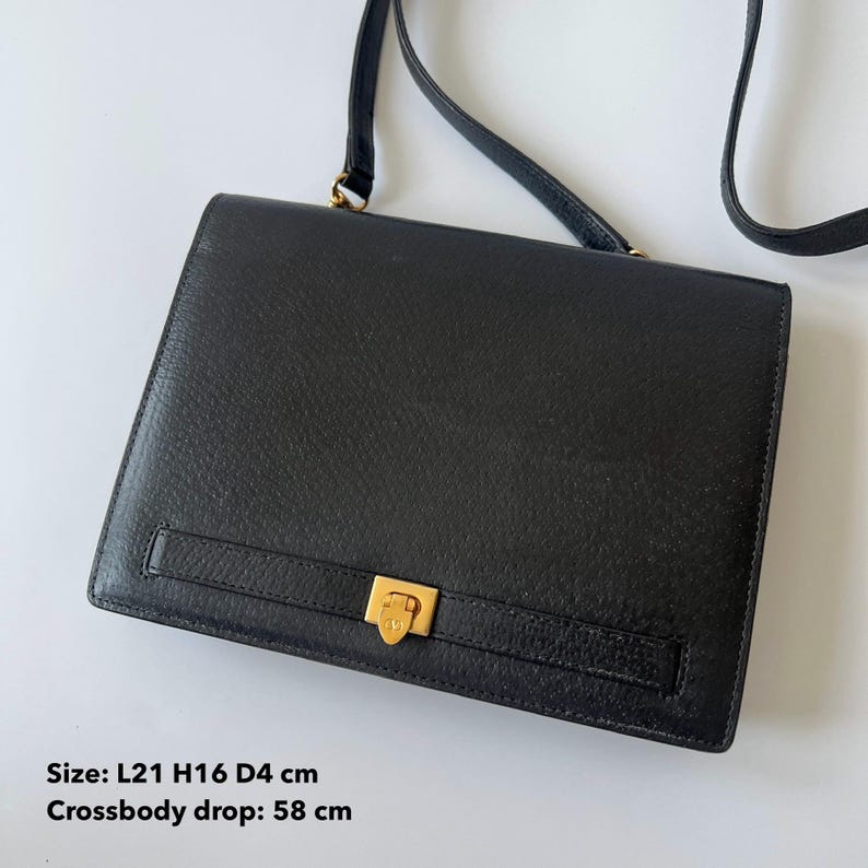 VALENTINO GARAVANI Authentic Vintage Leather Crossbody Bag - Etsy Canada
