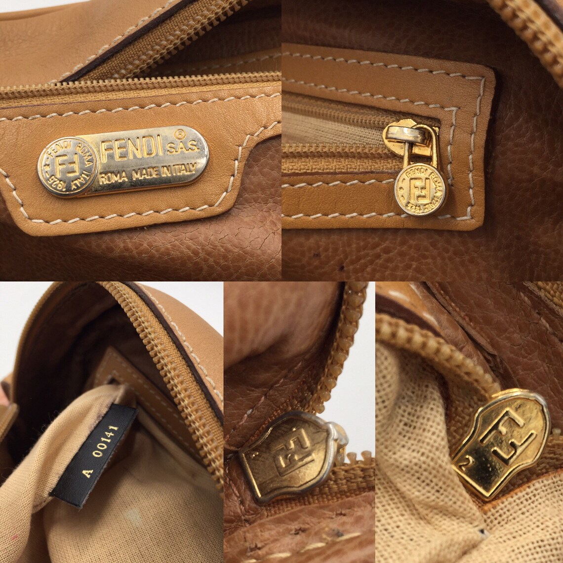 Authentic FENDI Vintage Canvas Crossbody Bag - Etsy