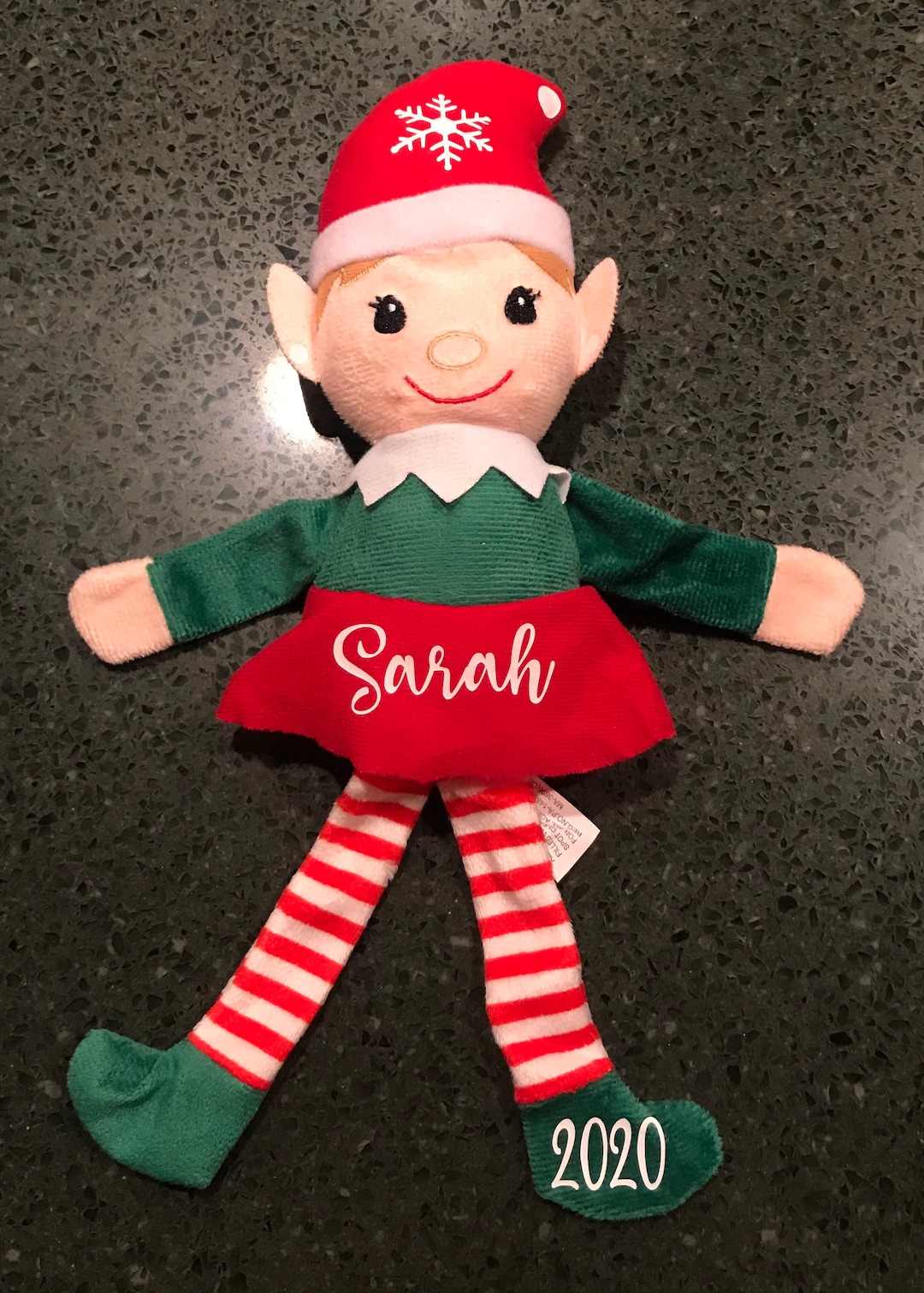 Personalized Elf Plushie- Personalized Stuffed Animal- Christmas Elf ...