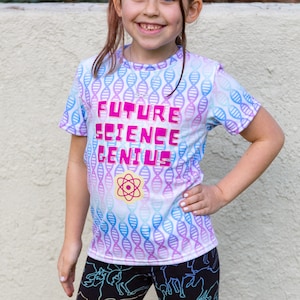 Future Science Genius Girls Kids T-shirt STEM Fashion - Etsy