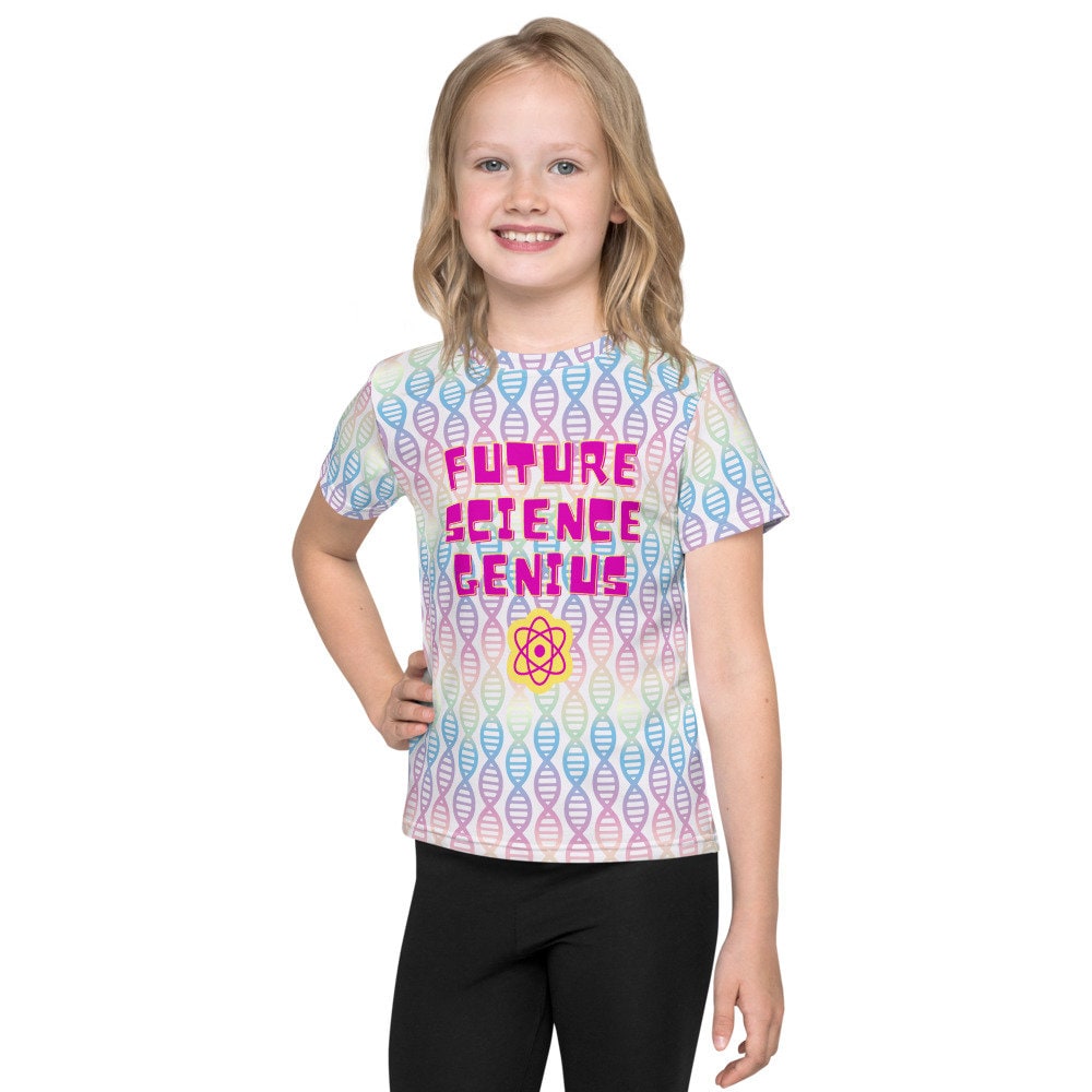 Future Science Genius Girls Kids T-shirt STEM Fashion - Etsy