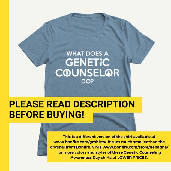 What is a Genetic Counselor T-shirt / GC Awareness Day / Women - Etsy