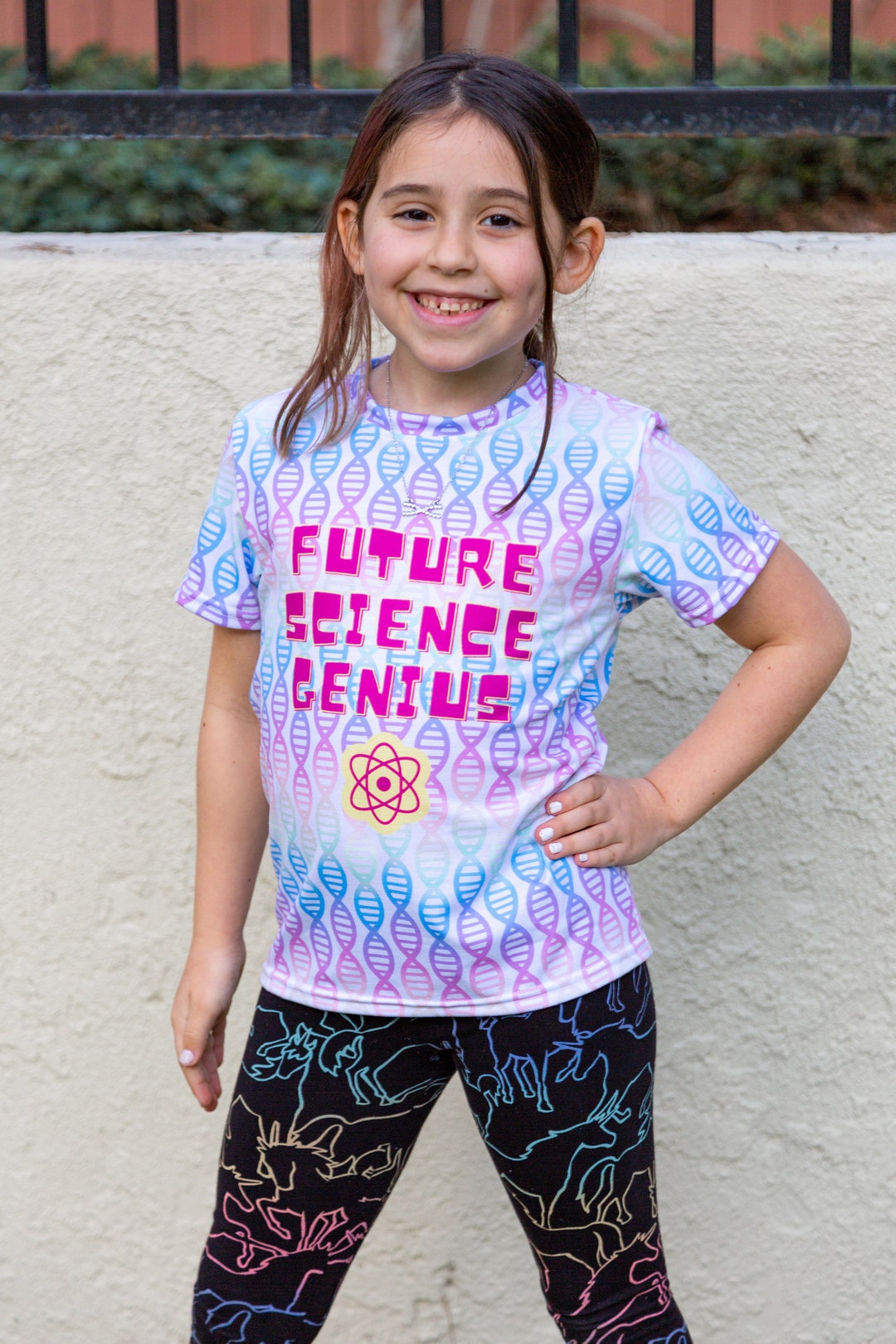 Future Science Genius Girls Kids T-shirt STEM Fashion - Etsy