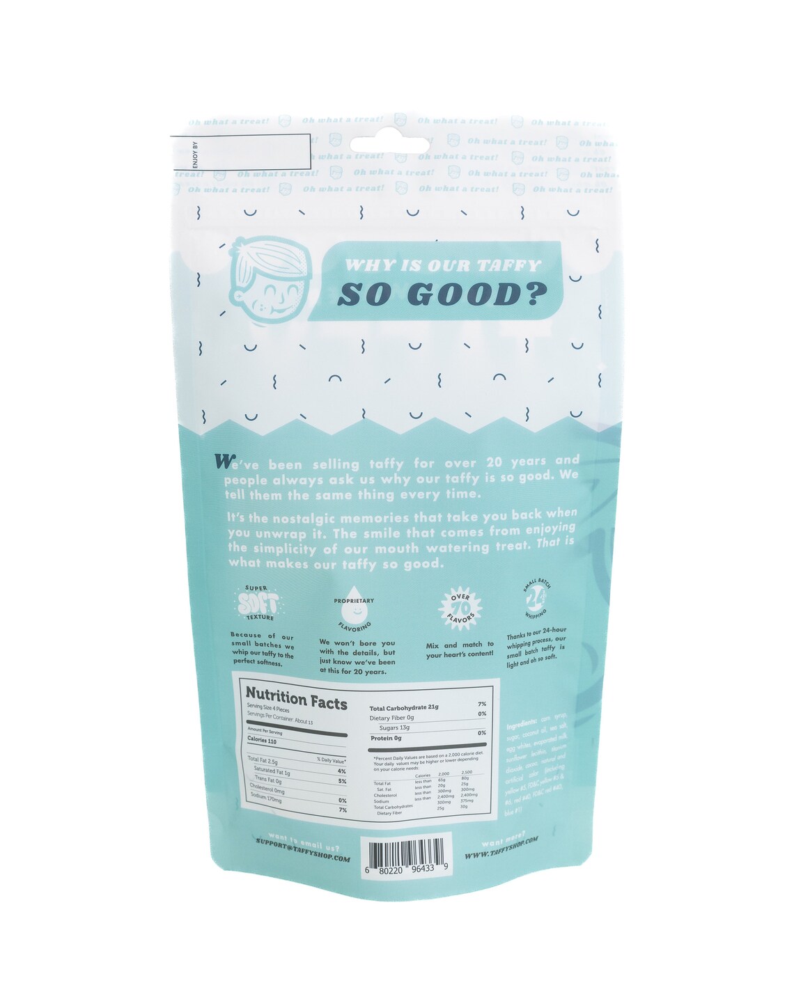 Taffy Shop Bubble Gum Salt Water Taffy Candy Soft and Sweet - Etsy