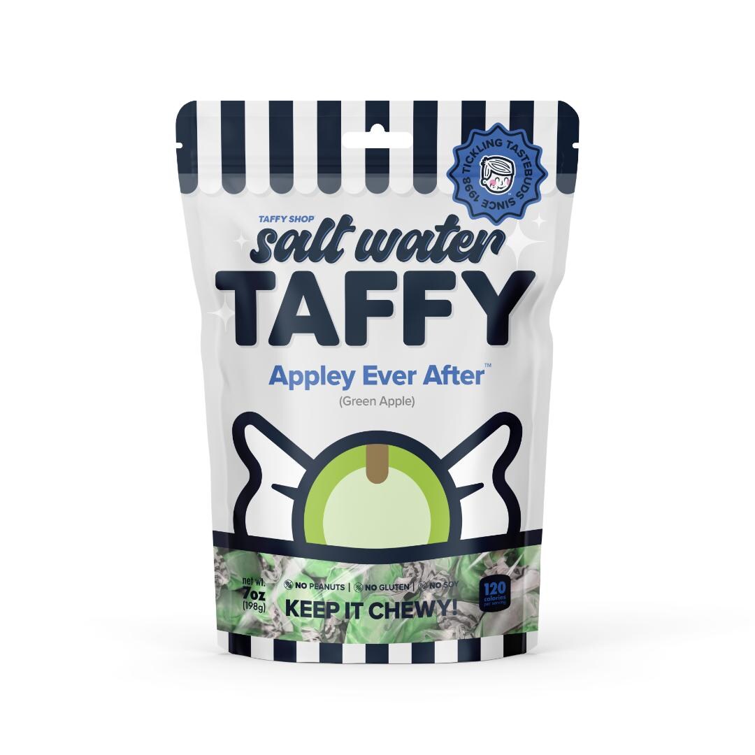 Taffy Shop Appley Ever After™ (green Apple) Salt Water Taffy Candy ...