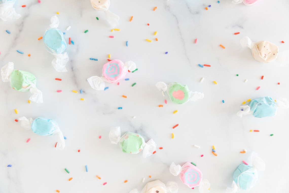 Taffy Shop Happy Birthday Salt Water Taffy 7oz Bag Candy | Etsy