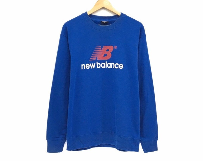New Balance Crewneck Sweatshirt Jumper Big Logo Print Spell - Etsy
