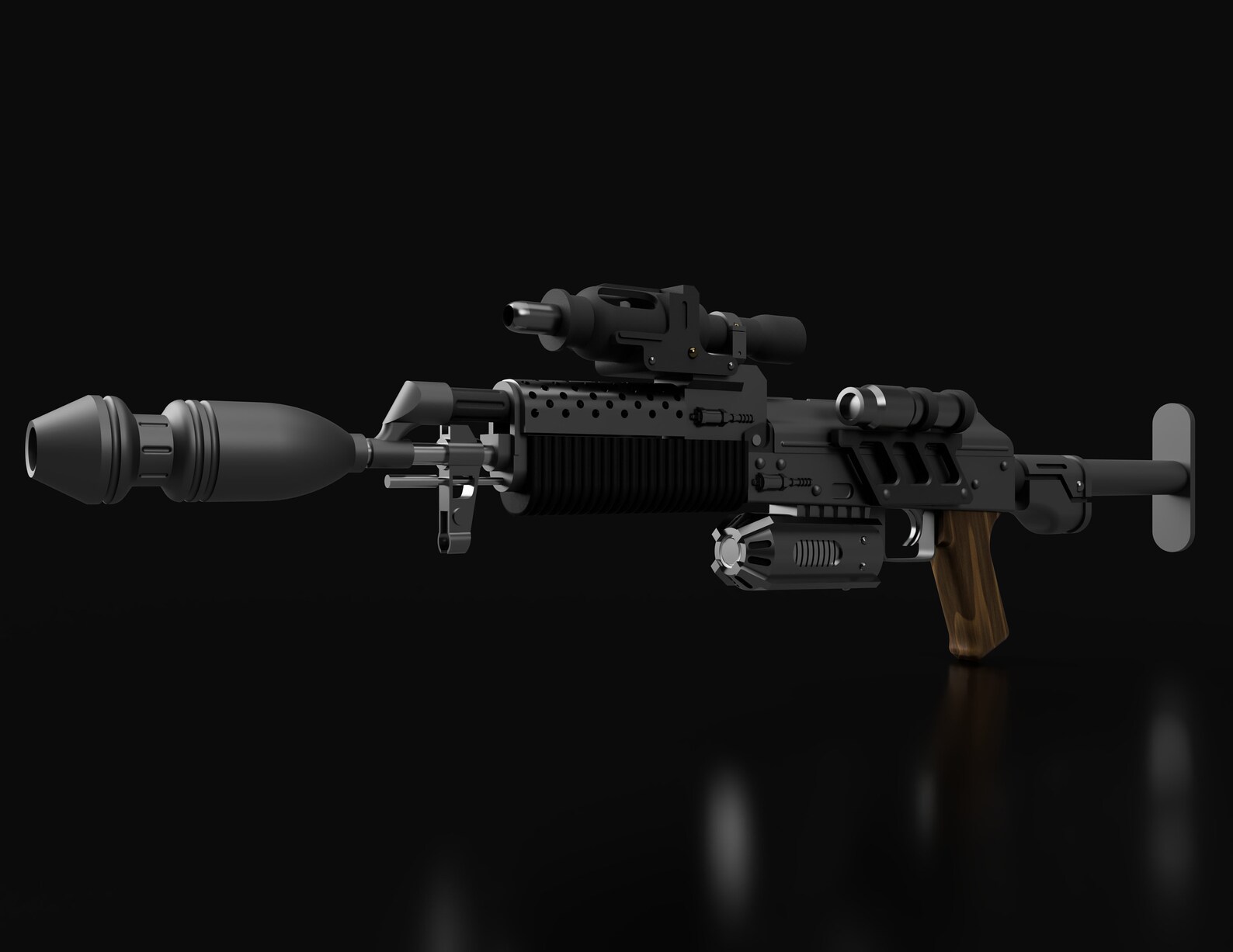 Star Wars Inspired Blaster Rifle for Mandalorians or Bounty Hunters gsi ...