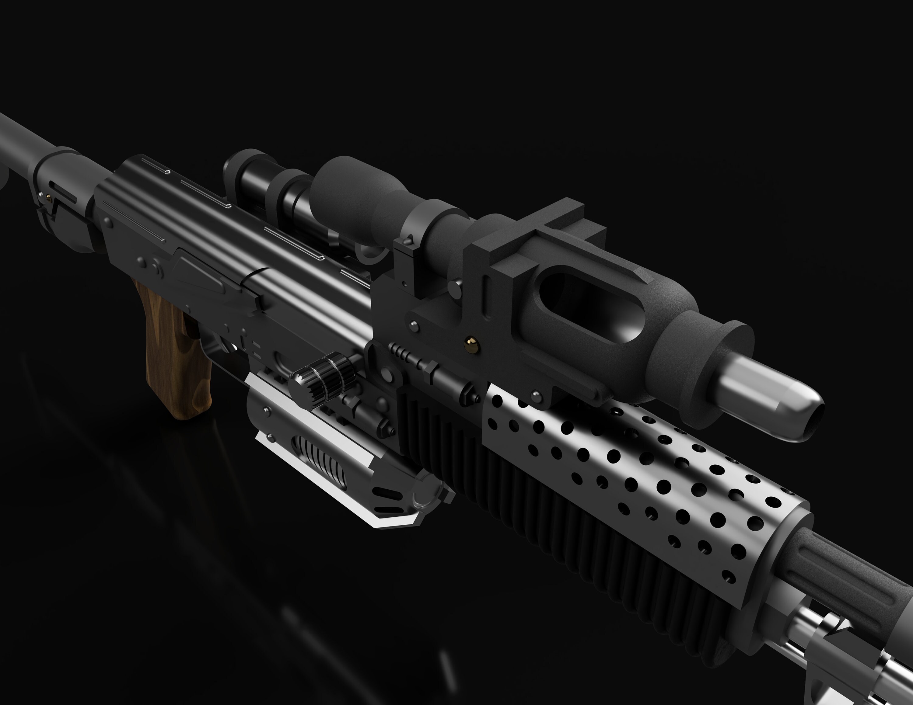 Star Wars Inspired Blaster Rifle for Mandalorians or Bounty Hunters gsi ...