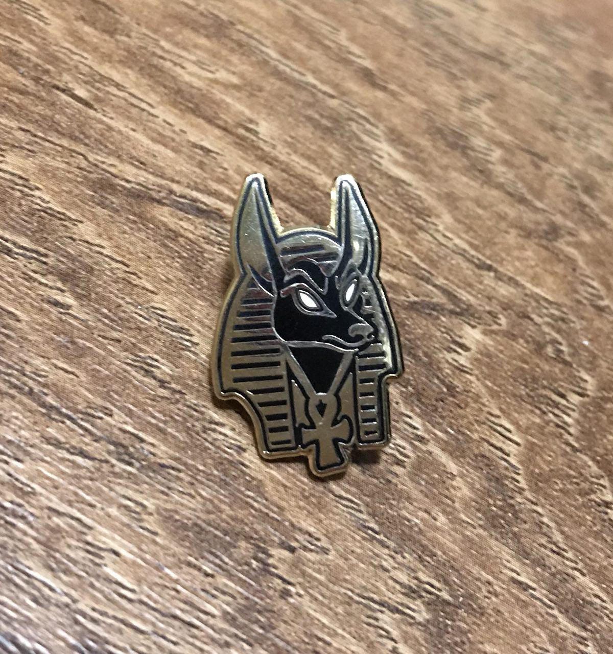 Anubis Hard Enamel Pin - Etsy