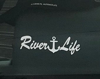River life decal | Etsy
