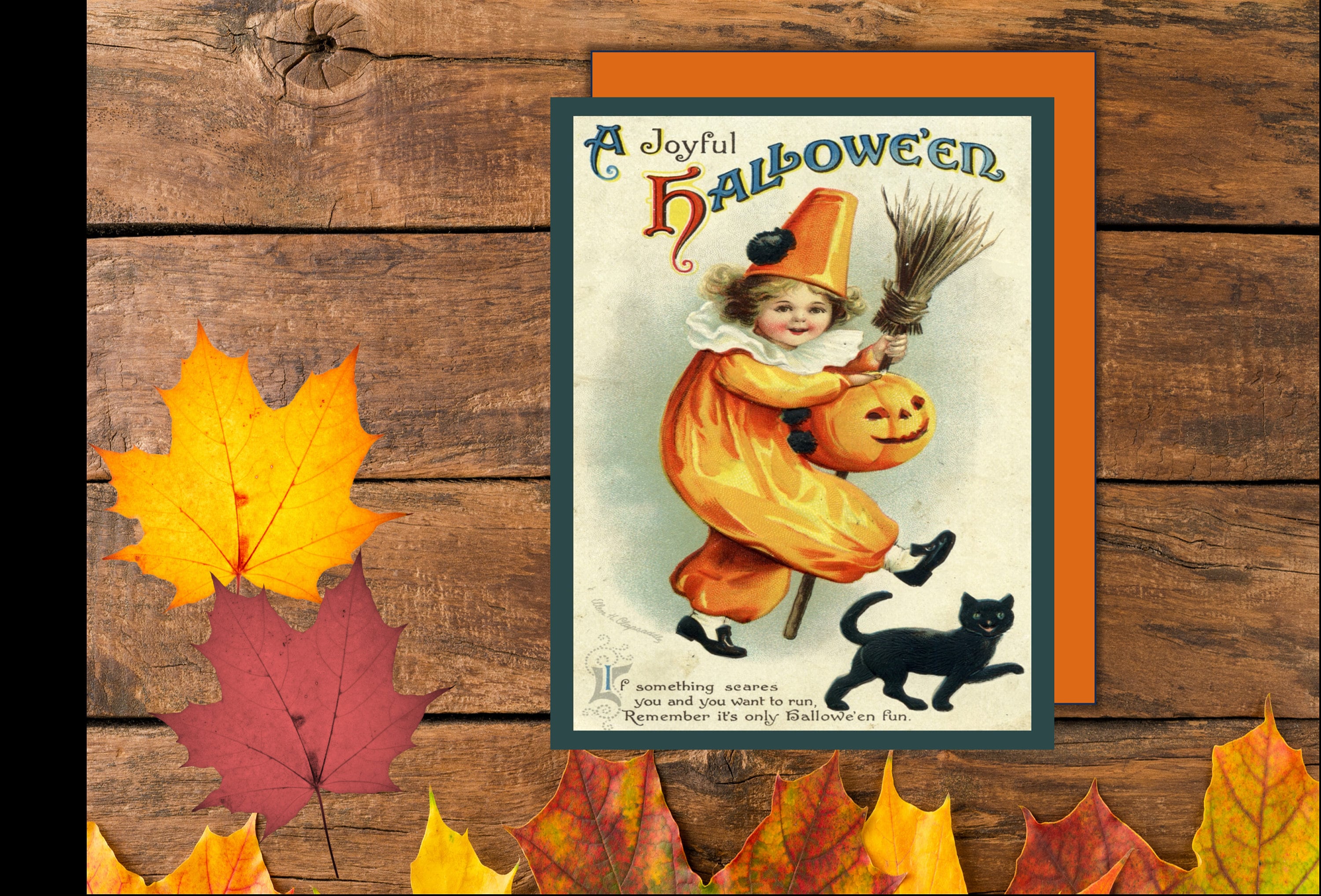 Vintage Halloween Cards: Set of 8 - Etsy