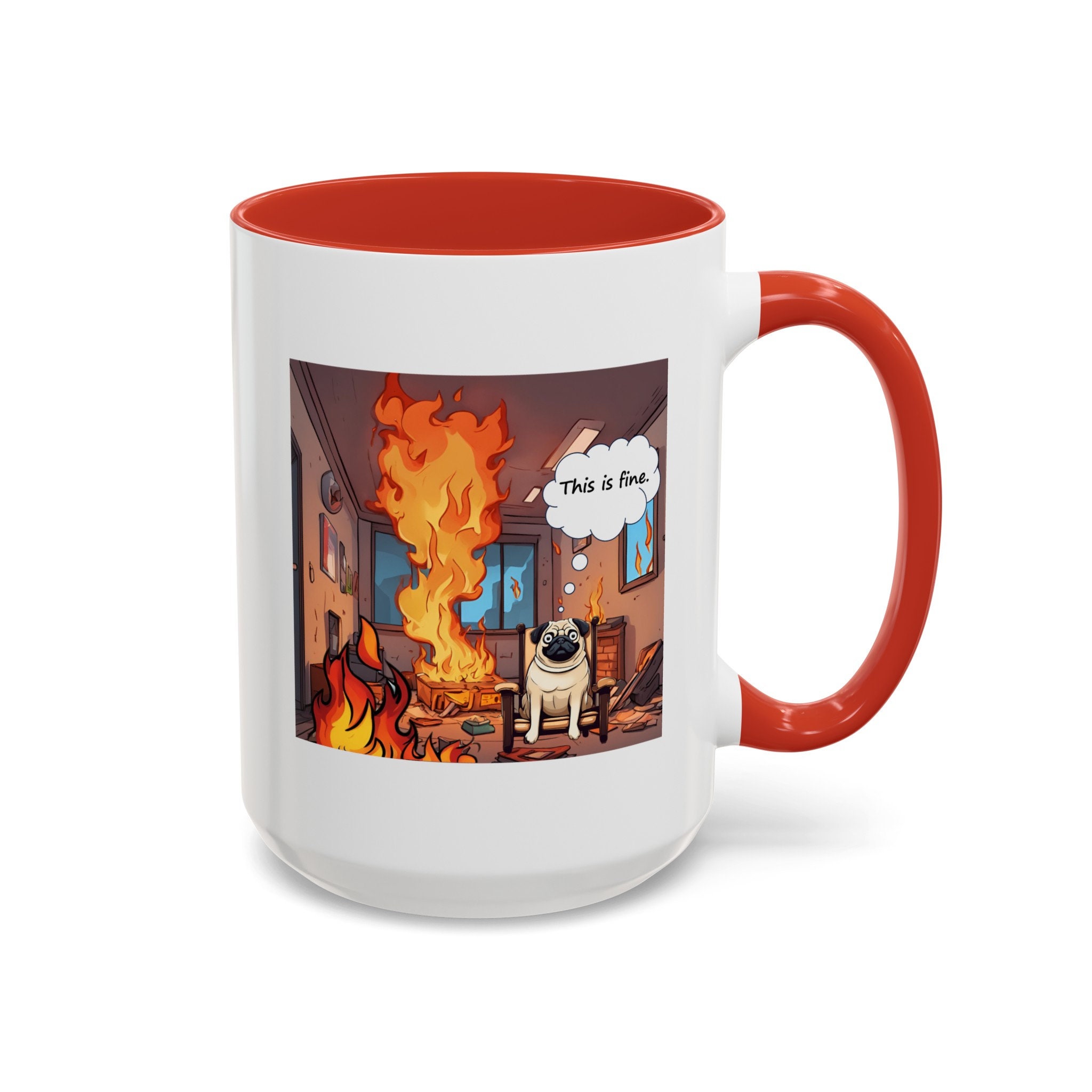 This is Fine Meme Mug - Etsy