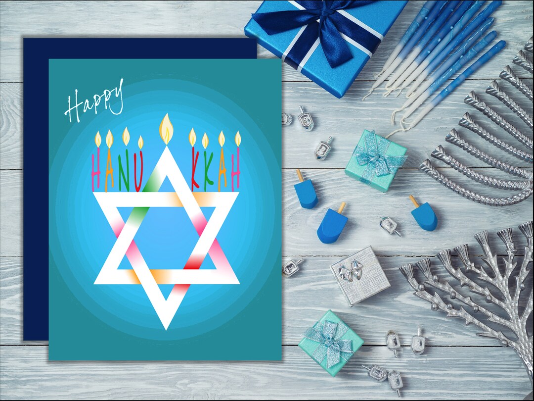 Hanukkah Note Cards - Etsy