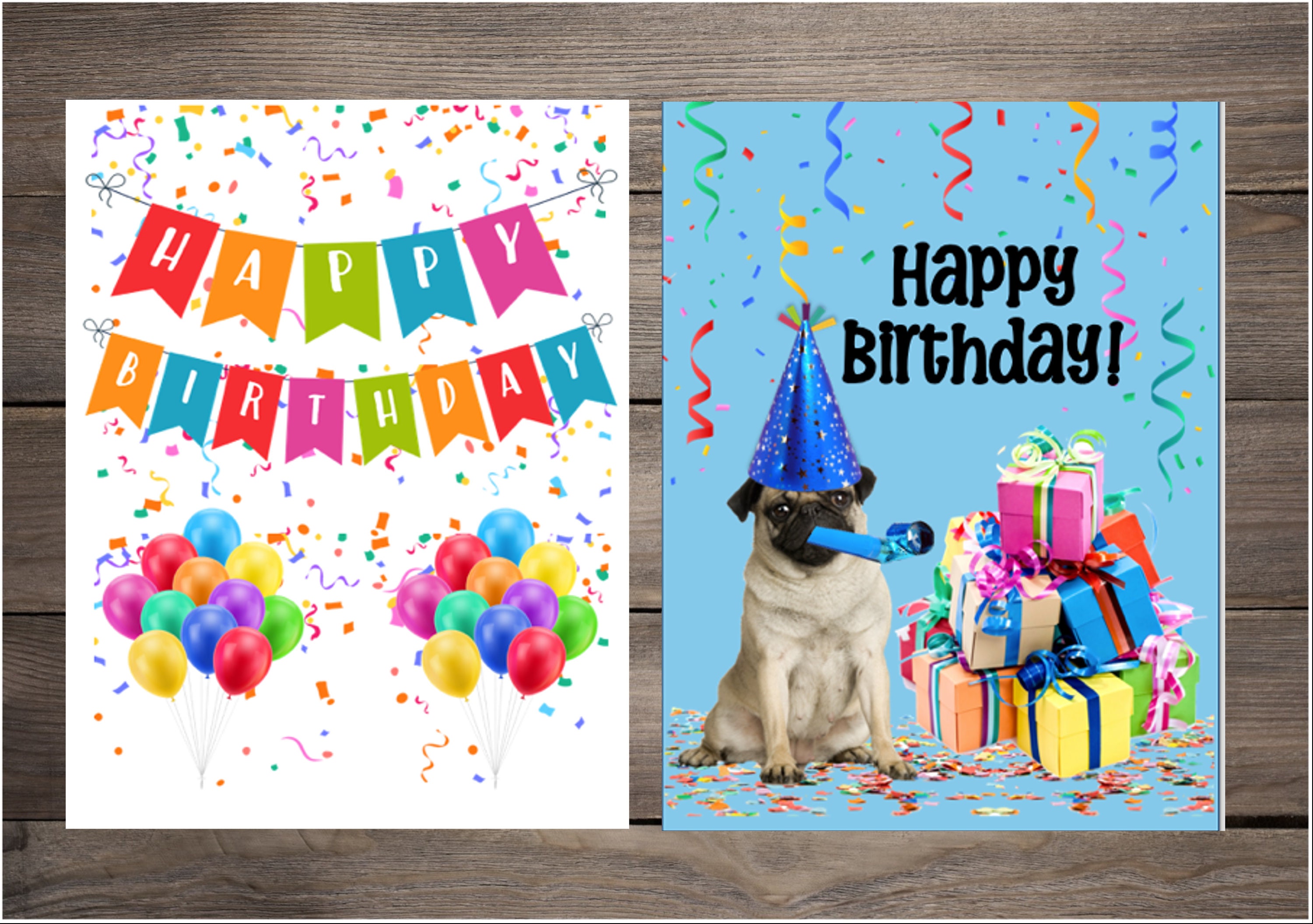 Birthday Card Assortment 1 Set of 10 or 20 - Etsy