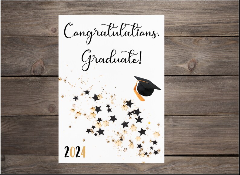 Graduation Card - Congratulations, Graduate! - Etsy