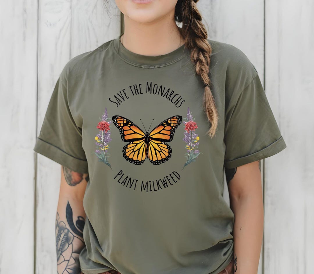Monarch Butterfly T-shirt - Butterfly Conservation T-shirt - Etsy