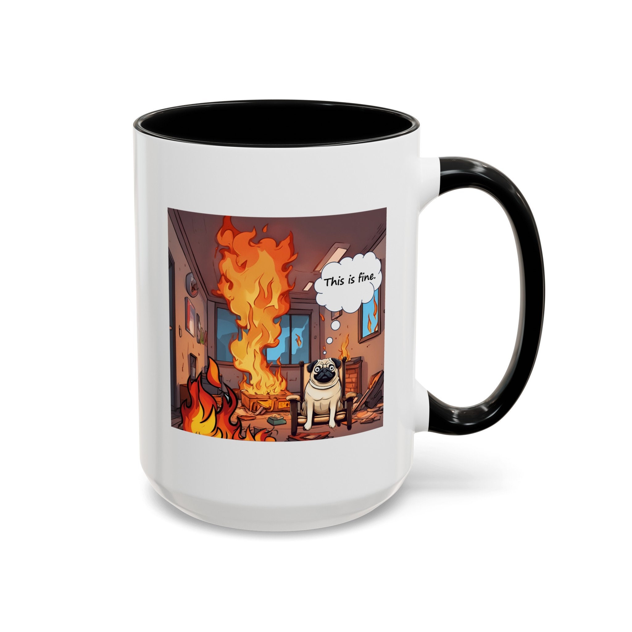 This is Fine Meme Mug - Etsy