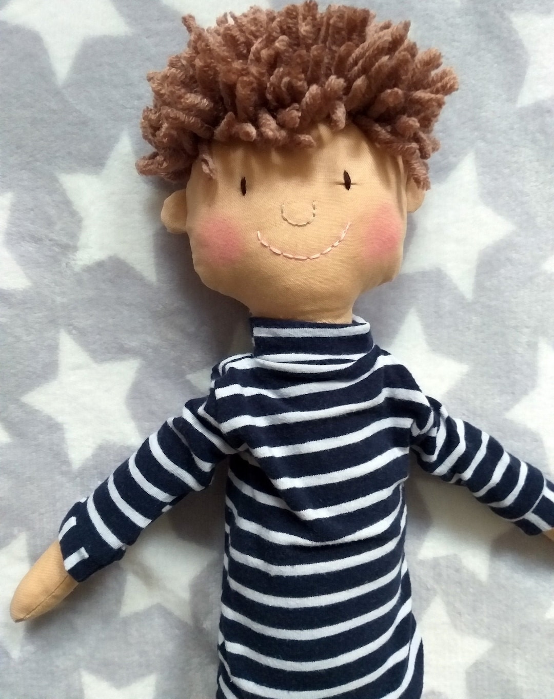 Liloudesign Handmade Gift Doll Boy CHILD Design Cloth Doll Cloth Boy ...