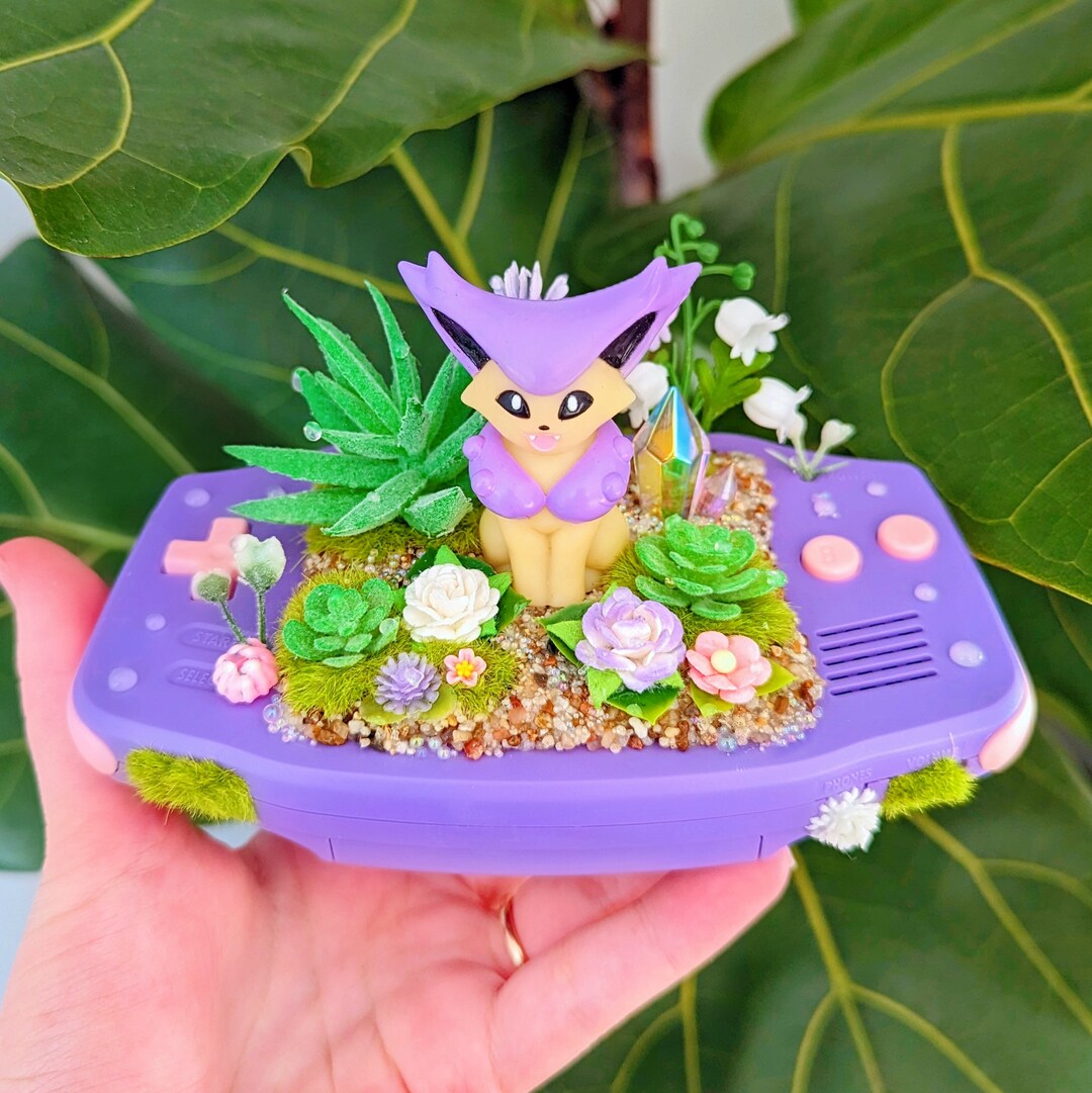 Delcatty Gameboy Advance Pokemon Terrarium Diorama Ready to Ship - Etsy