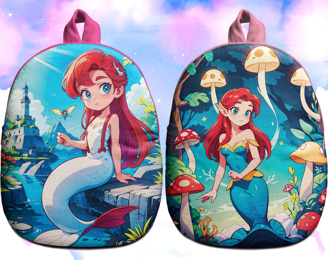 Cute Mermaid Backpack - Best Backpack and Lunchbox for Kindergarten ...