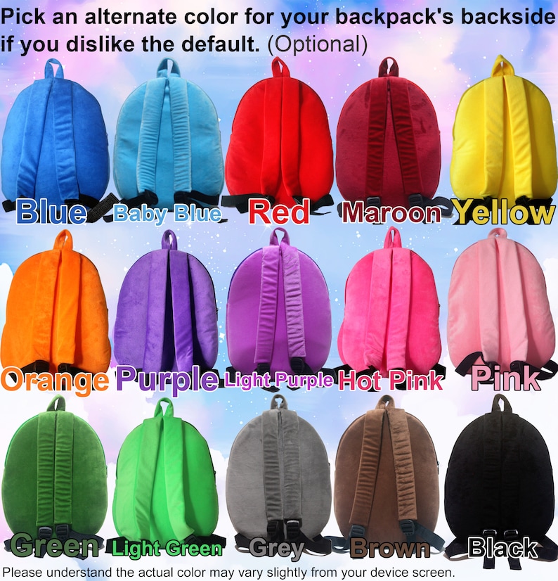 Yellow Color Girl Backpack Barbie Girl Backpack Bags for 2, 3, 4 Year ...