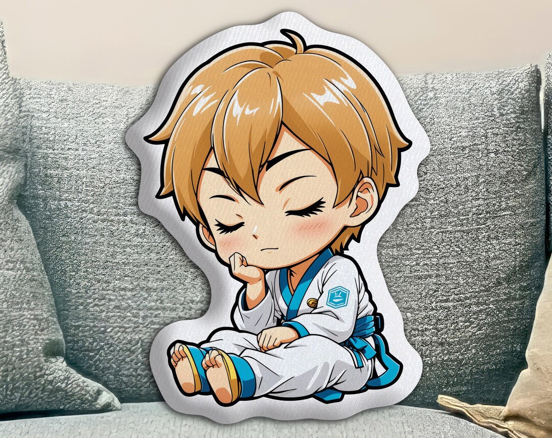 Cute Anime Pillow Plushies, 3D Design Throw Pillow, Cozy Plush Toy for ...