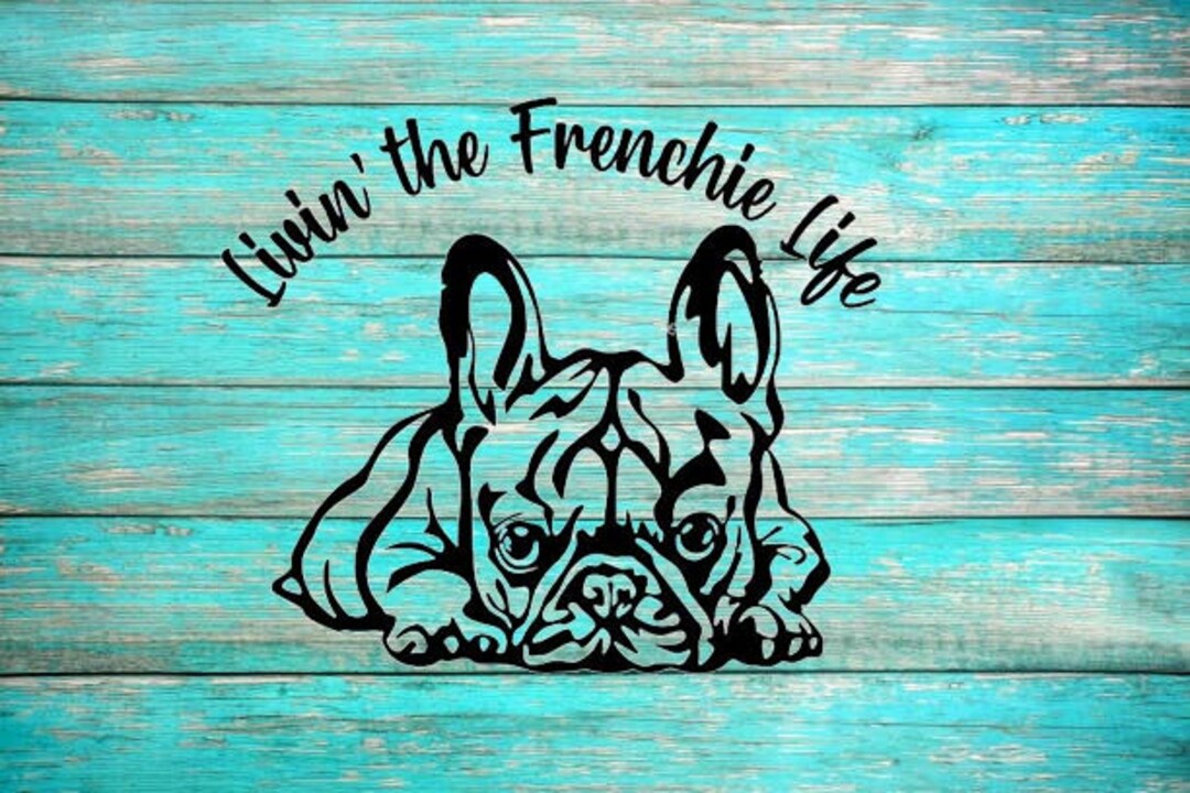 Frenchie Decal - Etsy