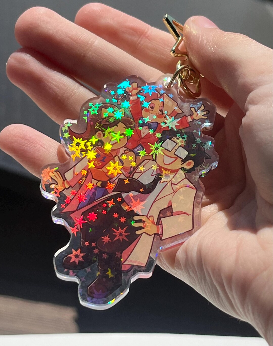 Astro Boy Miles Edgeworth Acrylic Charm | Ace Attorney AU - Etsy