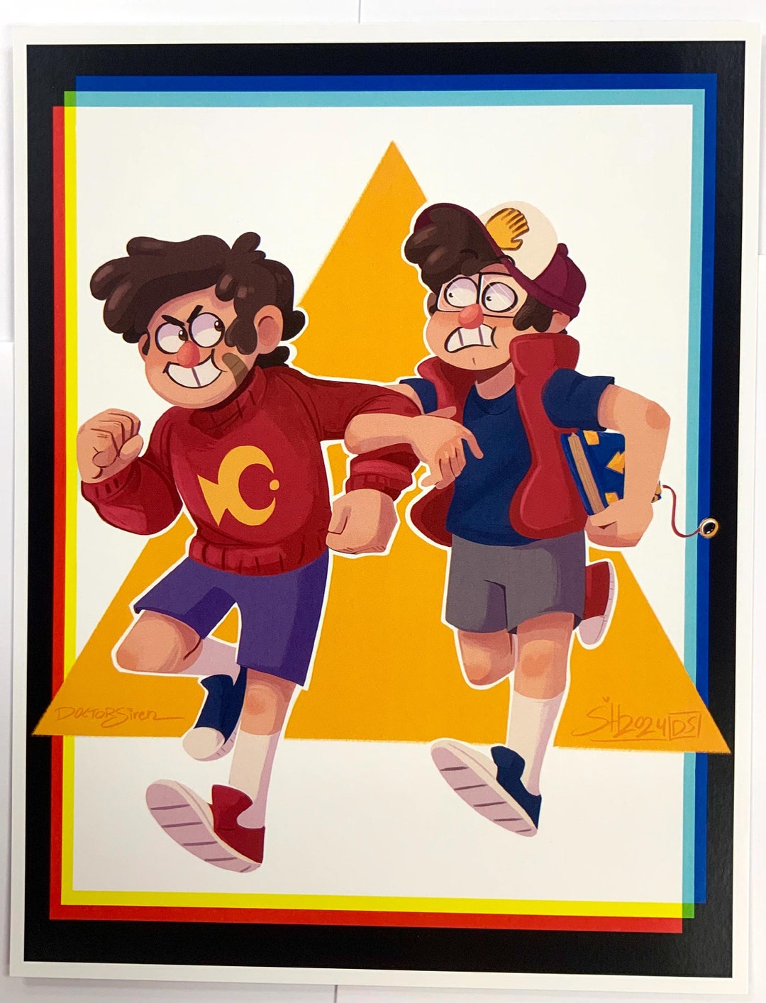 Pines Twins Gravity Falls Swap AU Print - Etsy Canada