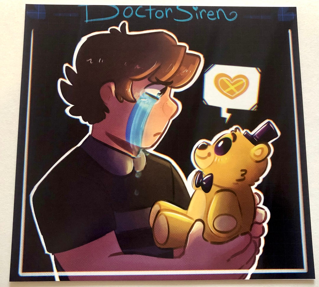 Birthday Boy Evan Afton / Crying Child Square Print - Etsy