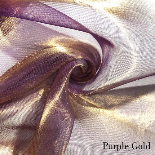 Metallic Gold Color 100% Silk Organza 45 Wide. Usable - Etsy