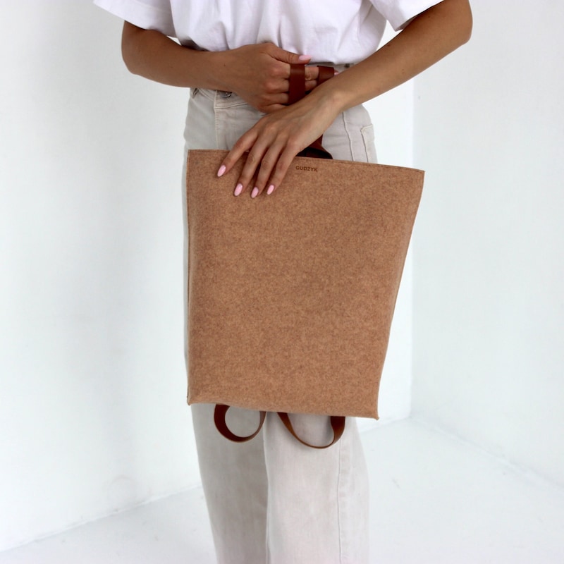 Wool Backpack - Etsy