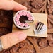 Miniature Chocolate & Vanilla Cake Fridge Magnet, Food Magnet ...