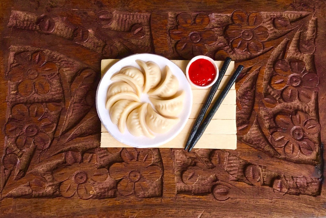 Handmade Miniature Momos Magnet, Polymer Clay Food Magnet - Etsy