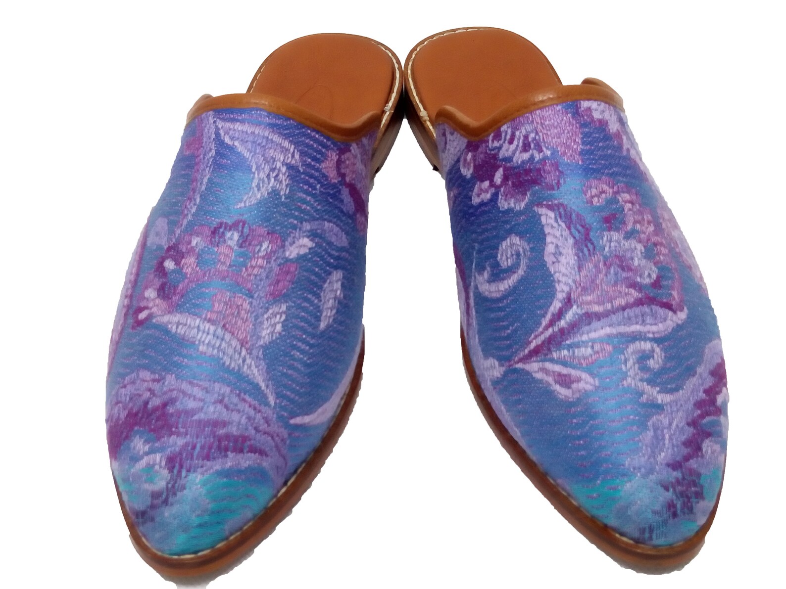Silk Ikat Slippers EU-41 US-105 for Woman - Etsy