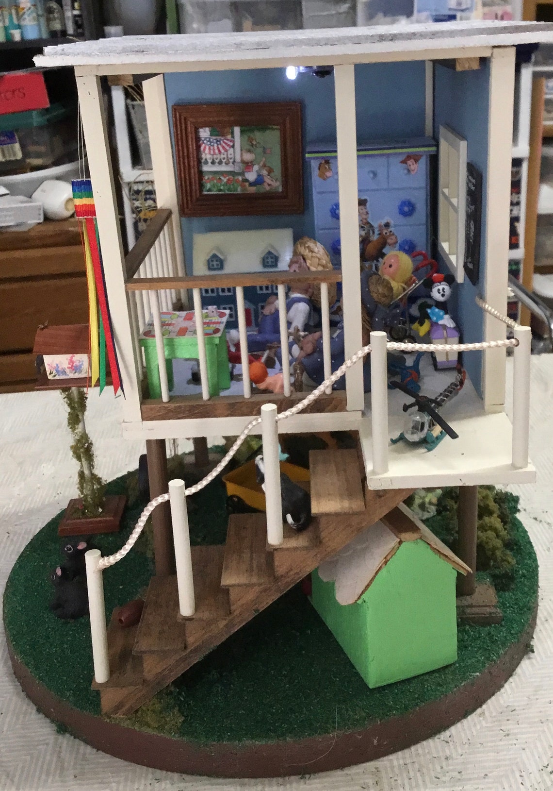 1:12 Scale OOAK Treehouse by IGMA Artist Carole Dossa - Etsy