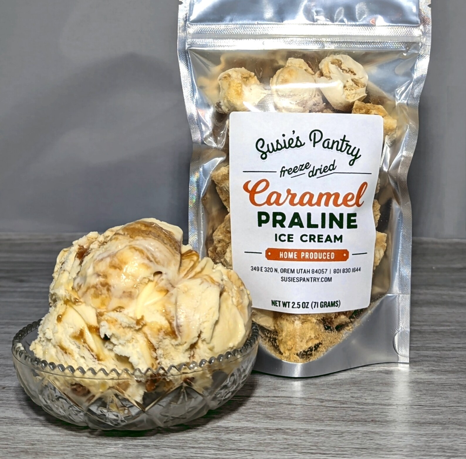 Freeze Dried Caramel Praline Ice Cream (small Sizes) - Etsy