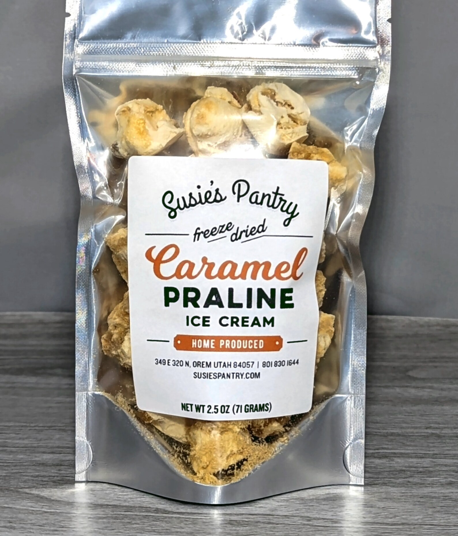 Freeze Dried Caramel Praline Ice Cream (small Sizes) - Etsy