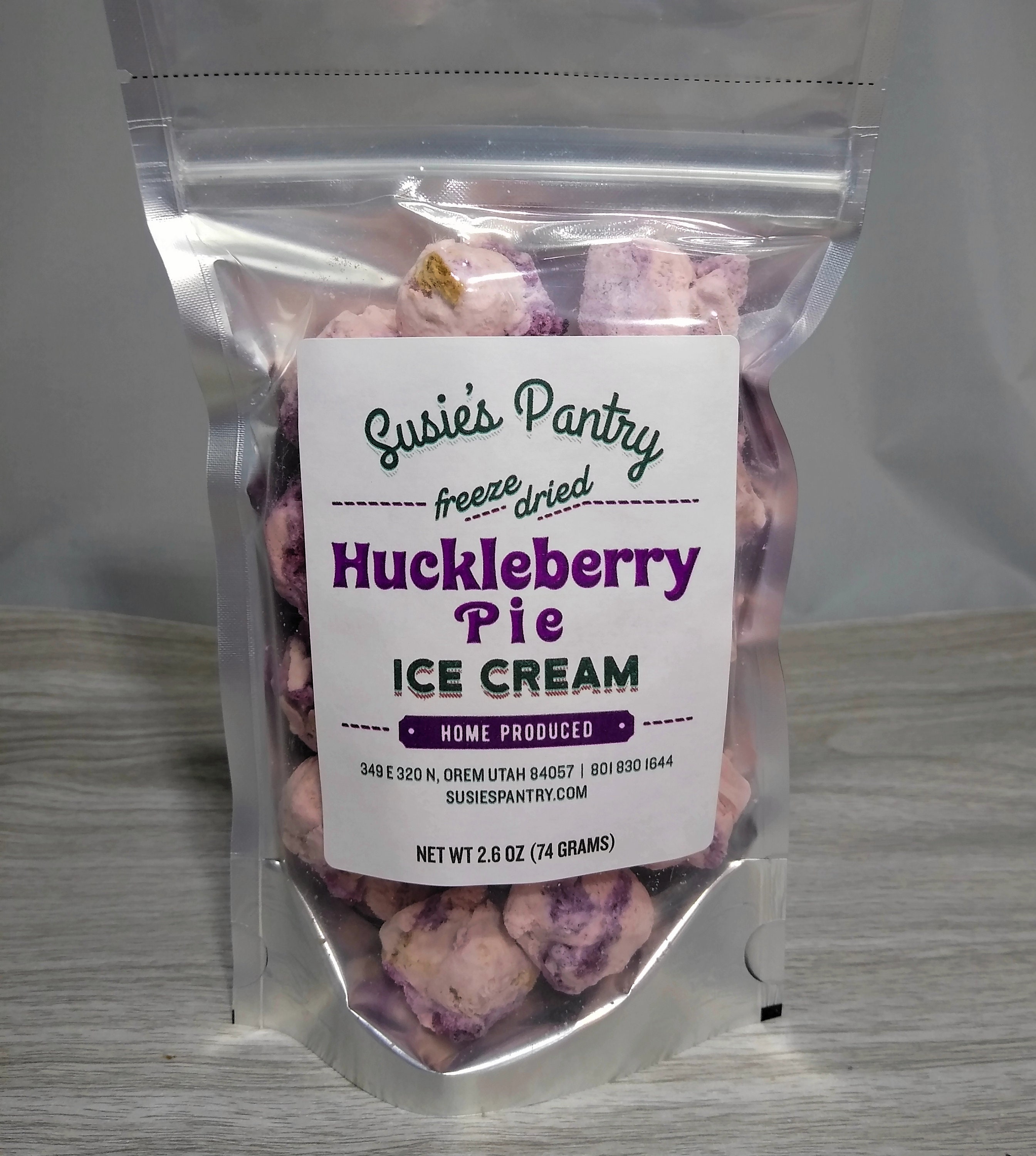 Freeze Dried Huckleberry Pie Ice Cream - Etsy
