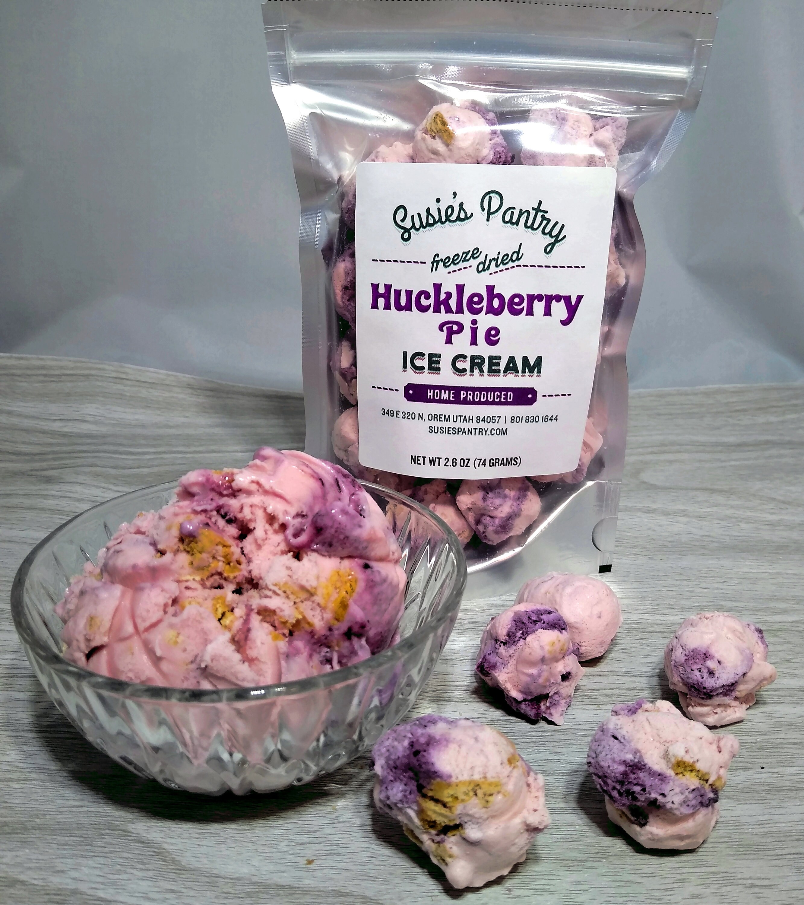 Freeze Dried Huckleberry Pie Ice Cream - Etsy
