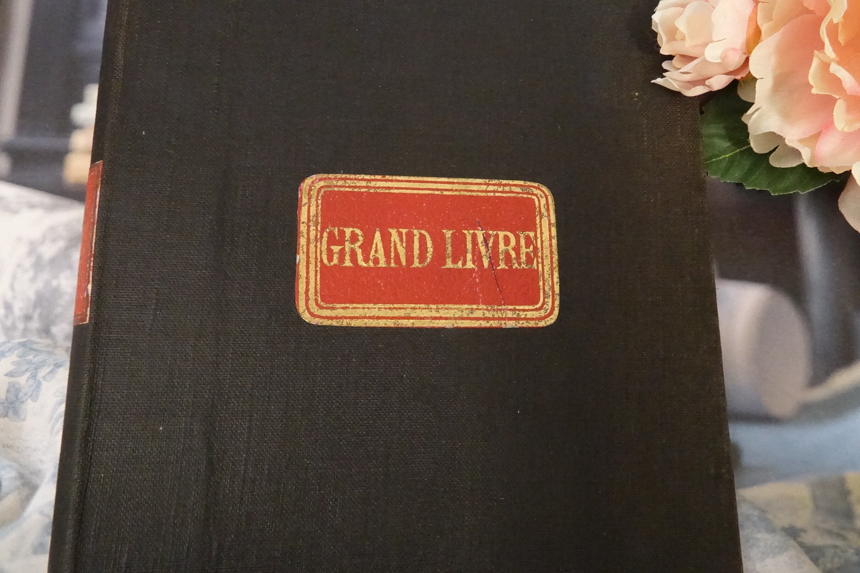 Large and Beautiful Vintage Accounting Ledger Cover - Etsy